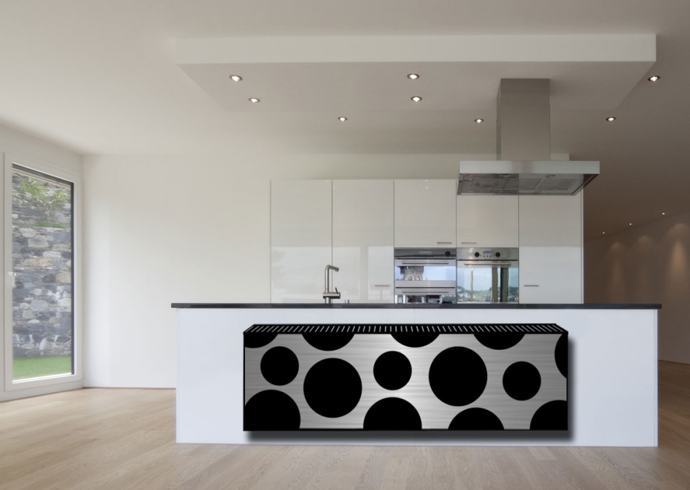 Elegante Design Heizkörper, moderne Heizkörper Wohnzimmer Horizontal.